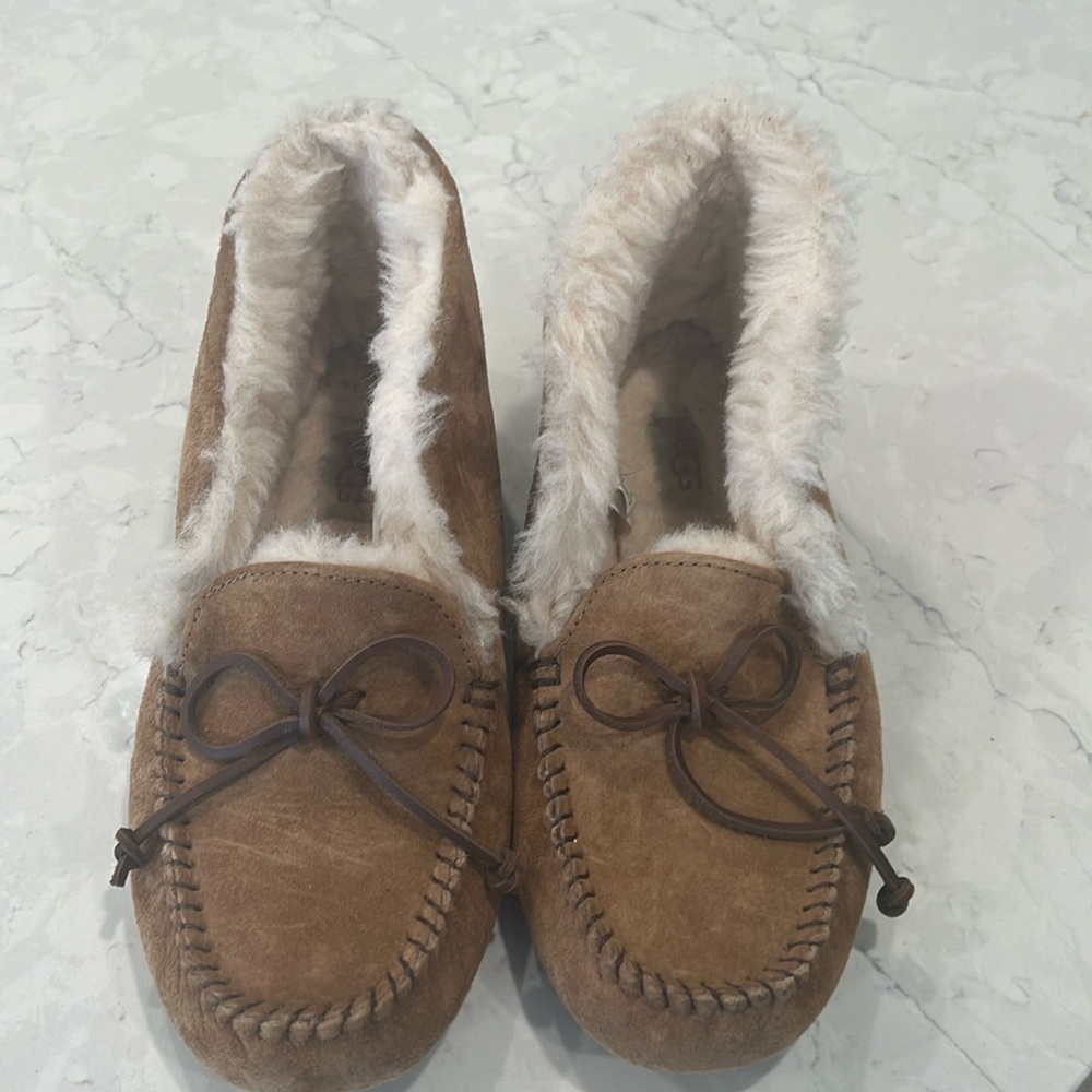 Ugg Alena Chestnut Moccasin Slippers - Gem